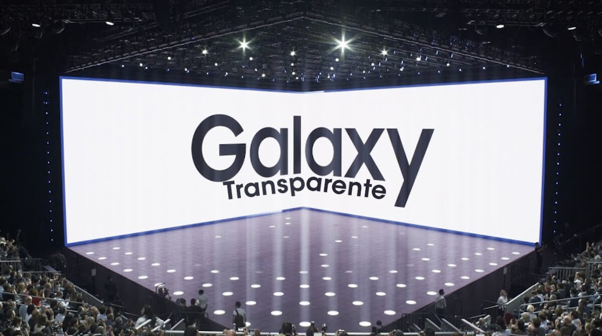 Así se verían los próximos smartphones transparentes de Samsung