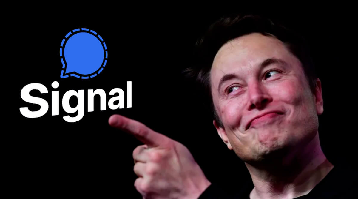 Elon Musk cambió WhatsApp por Signal e hizo que la app colapse