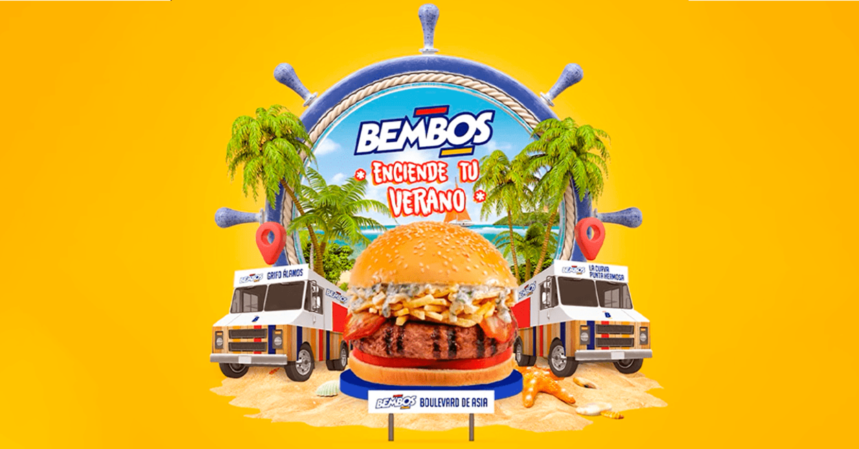¡Ahora Bembos llega a las playas de Lima!